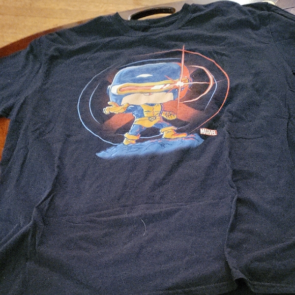 Marvel | Shirts | Marvel Black Tshirt With Cyclops Graphic Pop | Poshmark